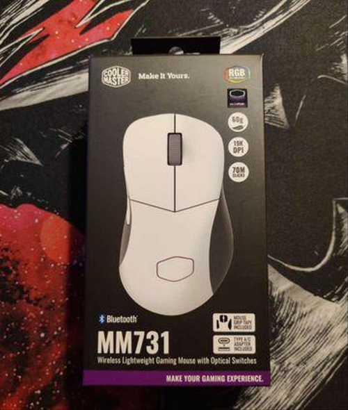 Cooler master mm731 мышь беспроводная