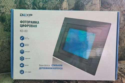 Цифровая фоторамка dexp KD-80
