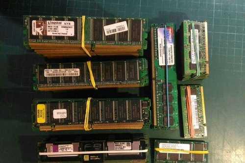 Модули памяти sdram, DDR, DDR2, DDR3