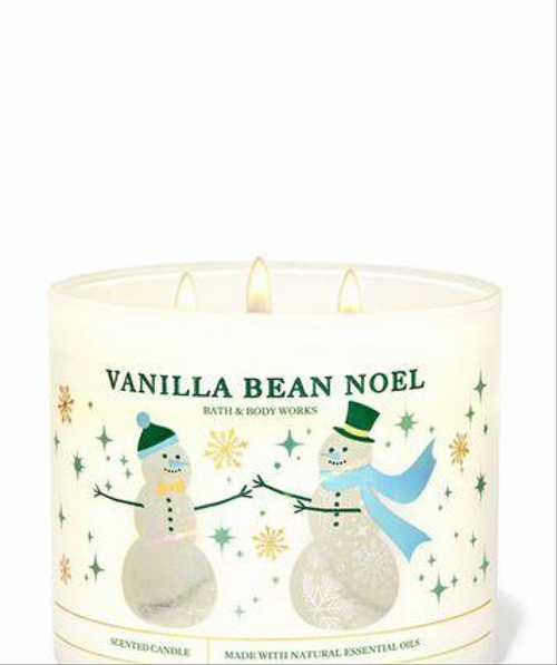 Vanilla bean noel свеча bath and body works