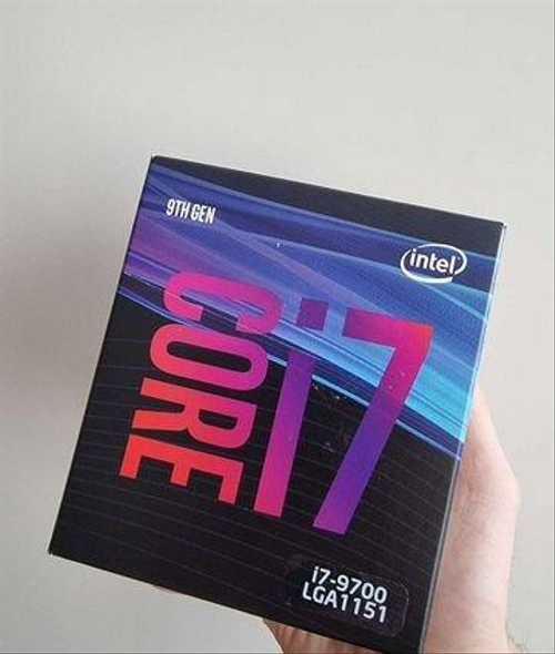 Процессор Intel Core i7-9700, BOX, новый