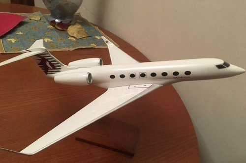 Модель самолёта Gulfstream G650ER 1:100