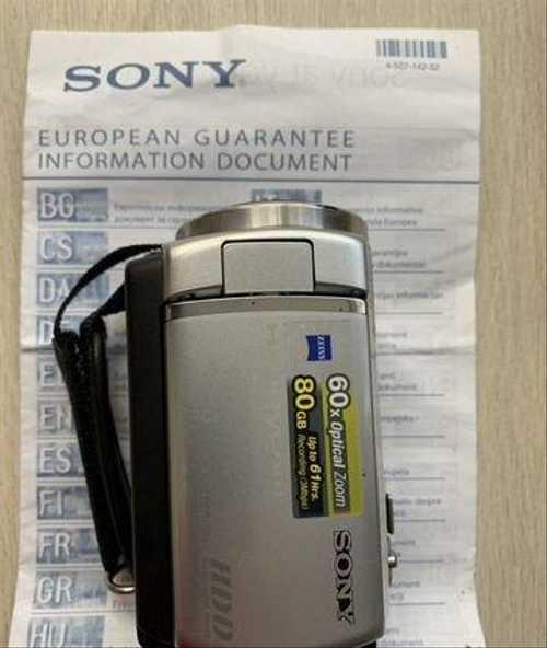 Видеокамера sony handycam HDD 60 x optical zoom, 8