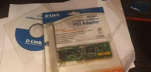 Интернет адаптер PCI Adapter D-Link (DFE-520TX) 10
