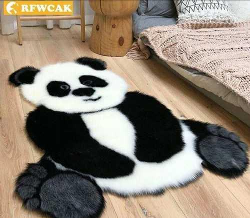 Панда коврик пушистый