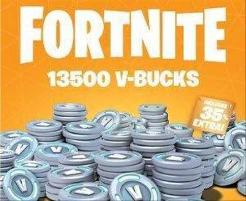 1000/2800/5000/13500 V-Bucks Fortnite