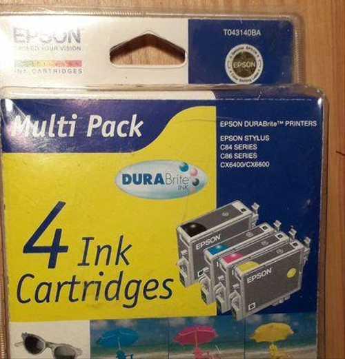 Картридж №T0444 для принтеров Epson Stylus C64-86