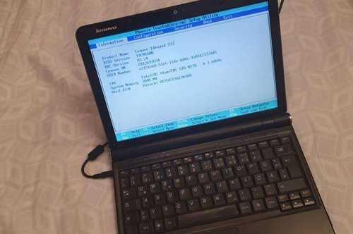 Ноутбук Lenovo S12 нетбук