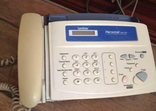 Телефонный аппарат, факс, сканер Brother FAX-236