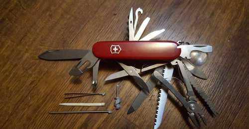 Нож victorinox swiss champ 33 функции