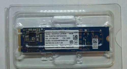 Intel Optane Memory M10 16Gb (mempek1J016GA) купить б у Москва ...