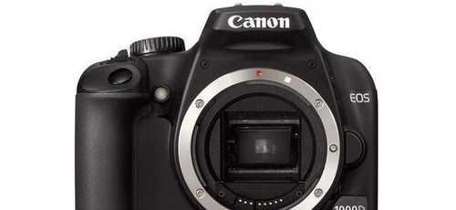 Зеркальный фотоаппарат Canon 1000d body