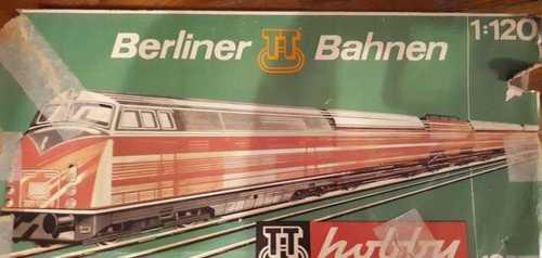 Набор железной дороги Berliner TT Bahner 1:120 12m