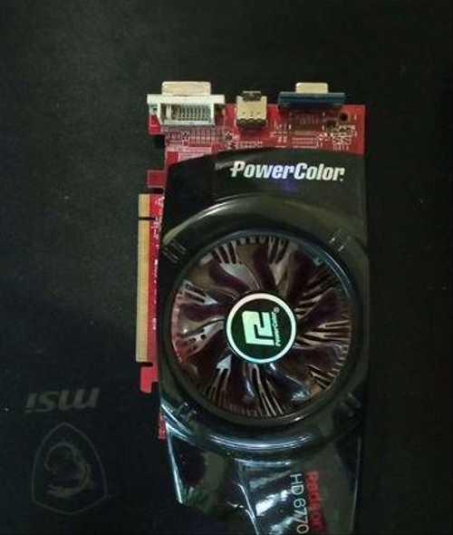 Видеокарта Radeon HD6770 1gb PowerColor