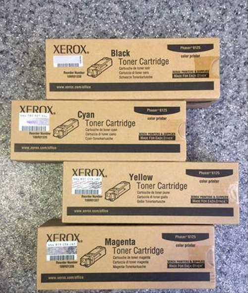 Тонер-картридж xerox 106R01335/36/37/38