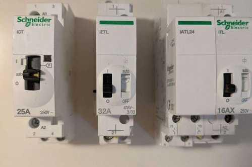 Контактор модульный schneider electric ict