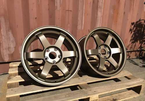 Volk Racing TE37 Корея 17 5x100 ковка Matt Bronze