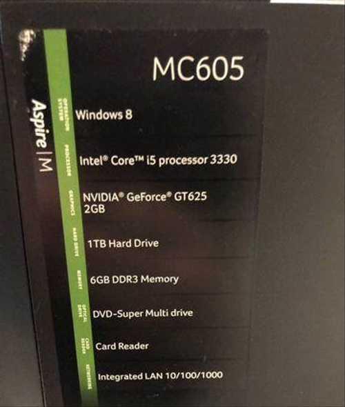 Системный блок Acer Aspire MC605