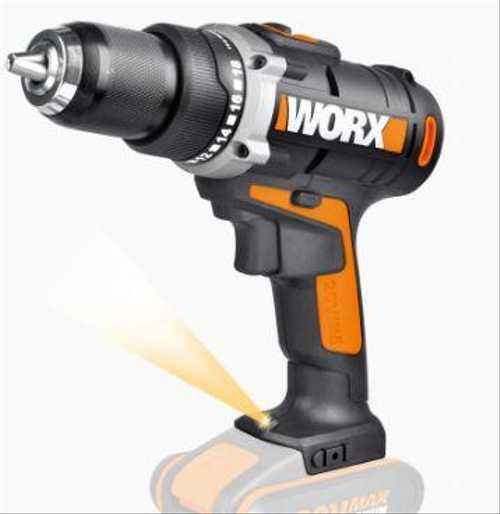Дрель-шуруповерт worx WX183.9 аккумуляторная 20V