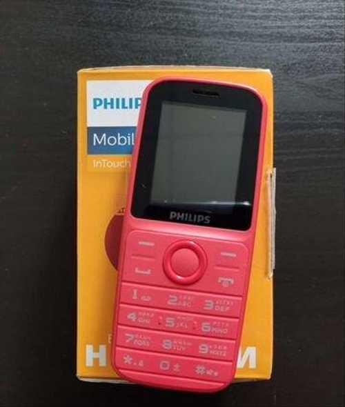 Сотовый телефон Philips Xenium E109 Red