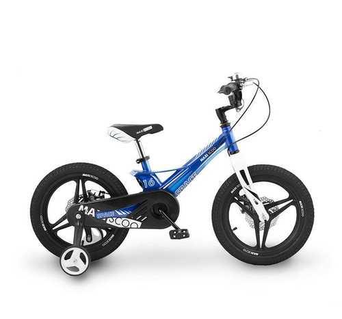 Велосипед maxiscoo Space, Делюкс 16", Голубой