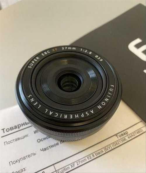 Объектив Fujifilm XF 27mm f/2.8