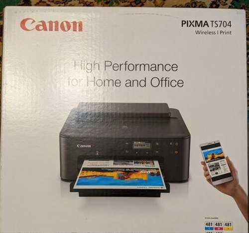 Принтер струйный canon pixma ts704 обзор