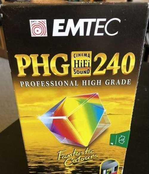 Видеокассета Emtec PHG Cinema HiFi Sound E 240 VHS