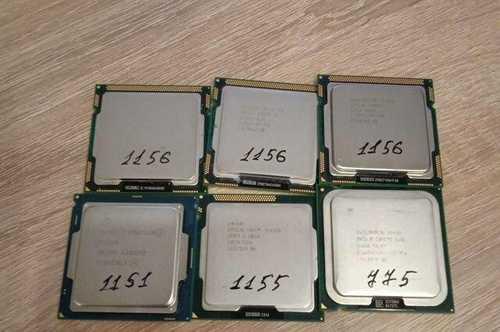 Процессоры intel 1155, 1156, 775 1366