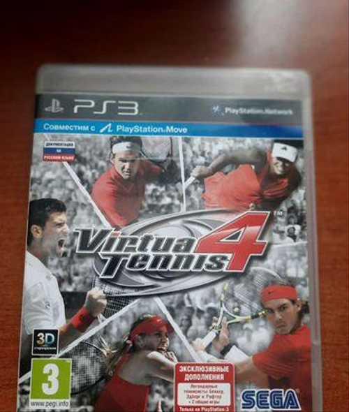 Virtual tennis 4 на playstation 3