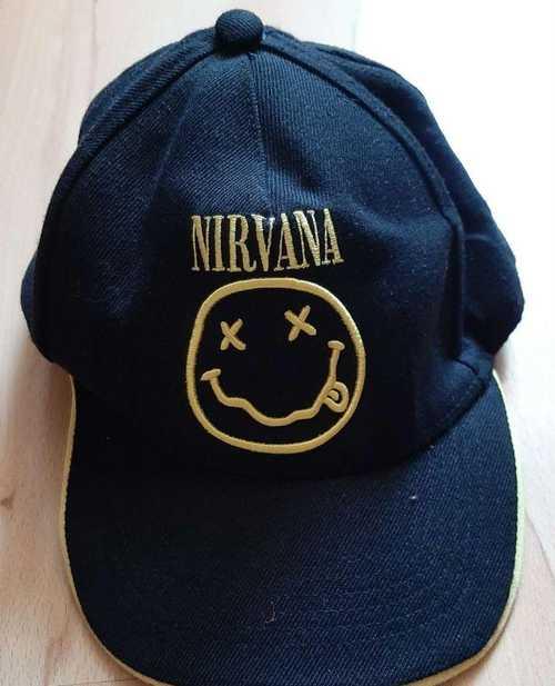 Бейсболка группы Nirvana официальный мерч