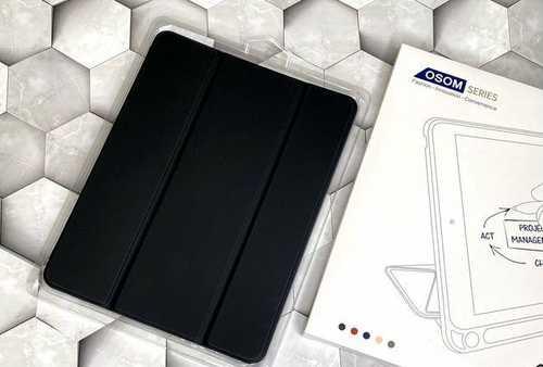 iPad Air 10.9 Чехол Osom черный держатель стилуса