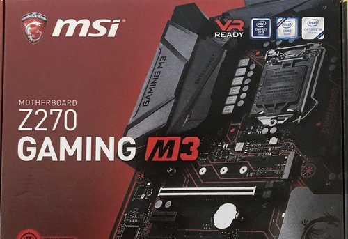 MSI Z270 Gaming M3 Материнская плата Socket LGA 11