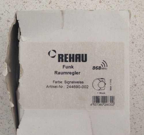 Rehau Nea терморегулятор 244690-002, 1 315267 1 00