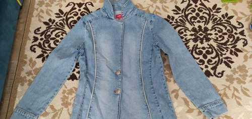 Джинсовка куртка пиджак женская 44-46 размер