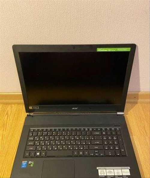 Ноутбук на запчасти Acer aspire v17 nitro