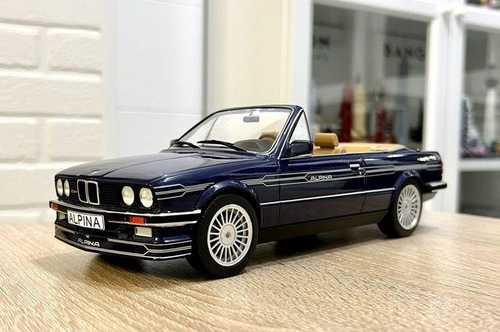 BMW E30 Alpina C2 2.7 Cabrio 1986 blue 1:18 MCG
