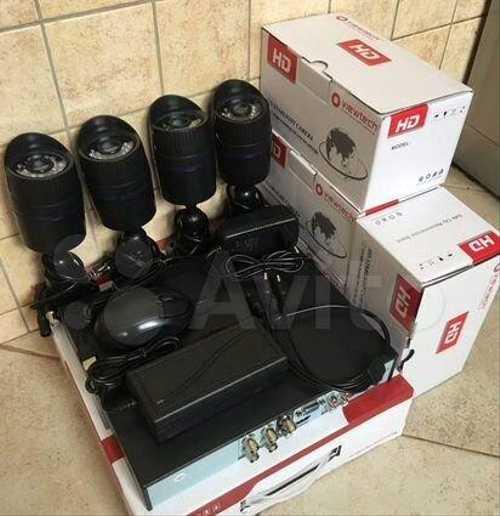 Комплект видеонаблюдения на 4 камеры Full AHD