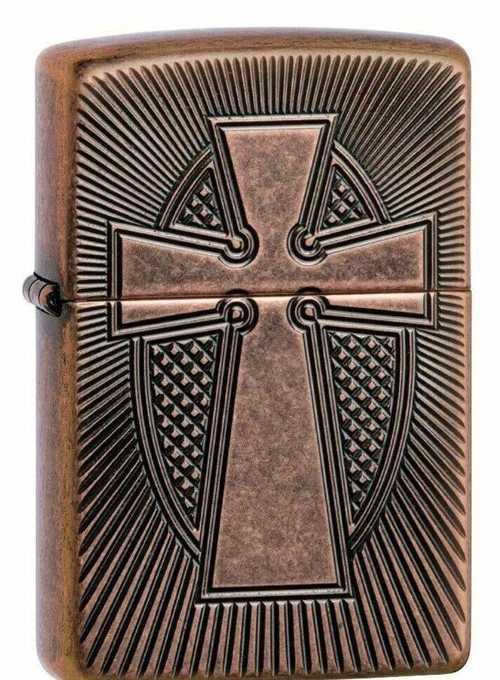 Зажигалка Zippo Armor - Antique Cross