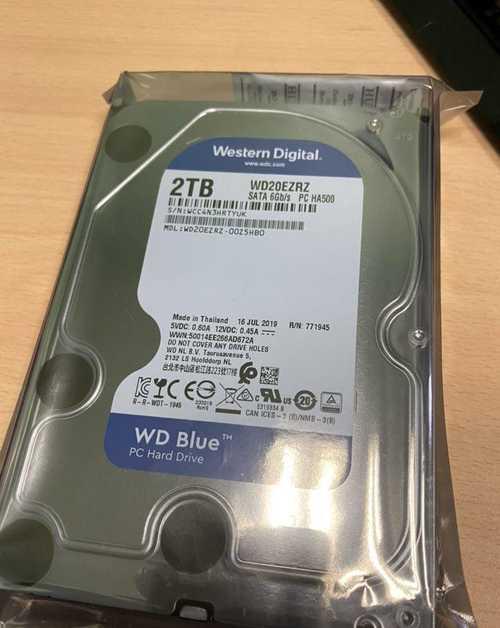 Жесткий диск HDD WD 2TB не вскрытый