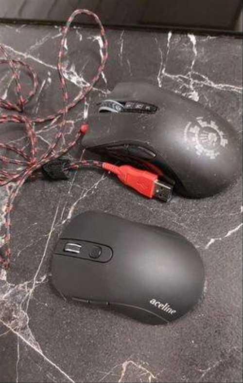 Мышки игровая и беспроводная