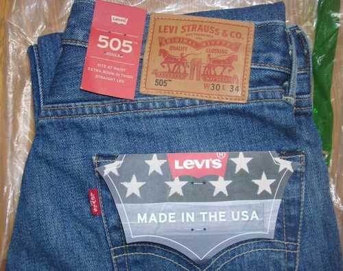 Джинсы новые Levi's 505 30 х 34 Made in USA