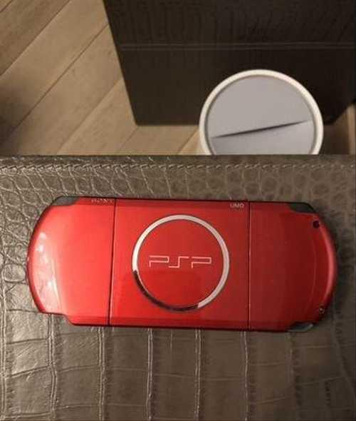 Sony psp 3008 красная 150 игра. PSP 3008 красная бу полный комплект.