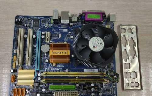 Комплект MB GigaByte G31, s775,DDR2+E7500+Cooler