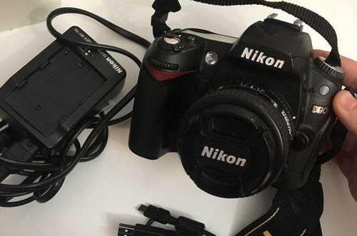 Nikon D90 и объектив Nikon AF nikkor 50 mm 1:1.4 D