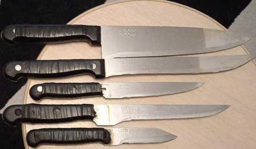Набор кухонных ножей с подставкой бу