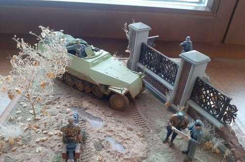 Диорама 1/35 Hanomag