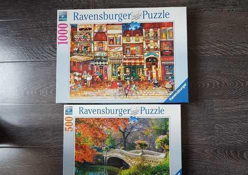 Паззлы Ravensburger оба за 700