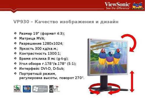 Монитор Viewsonic vp930-3