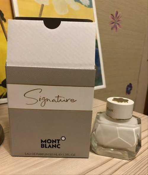 Туалетная вода оригинал mont blanc signature